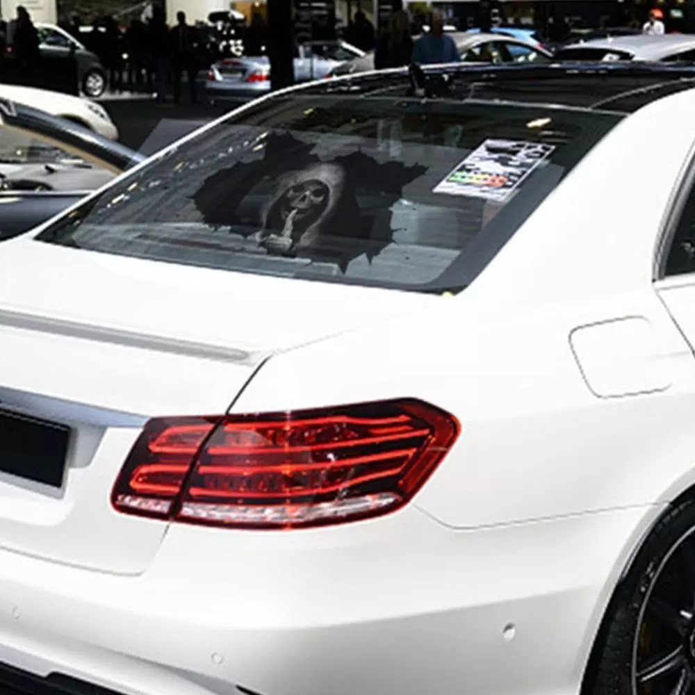 Abtibild luneta auto Horror, tip Sticker, 30 x 20 cm - eMAG.ro