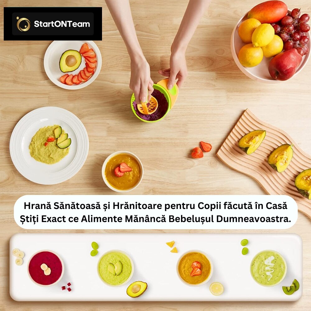 Set 2 Pre Lingurite Bebelusi StartONTeam™ pentru Hranire si ...