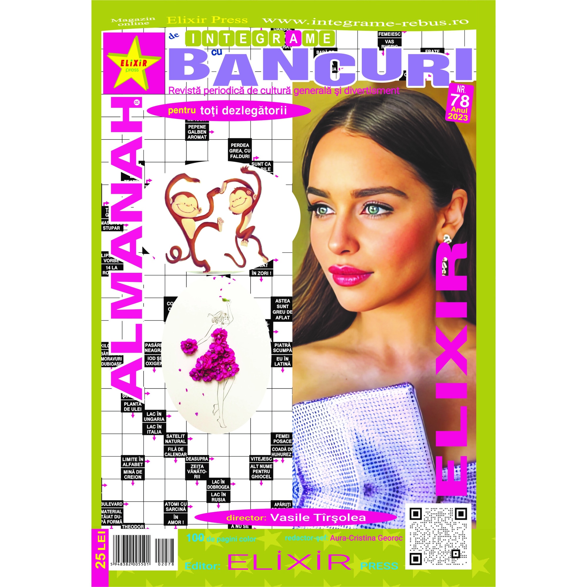 Almanah de integrame cu bancuri nr 78, 100 pagini - eMAG.ro