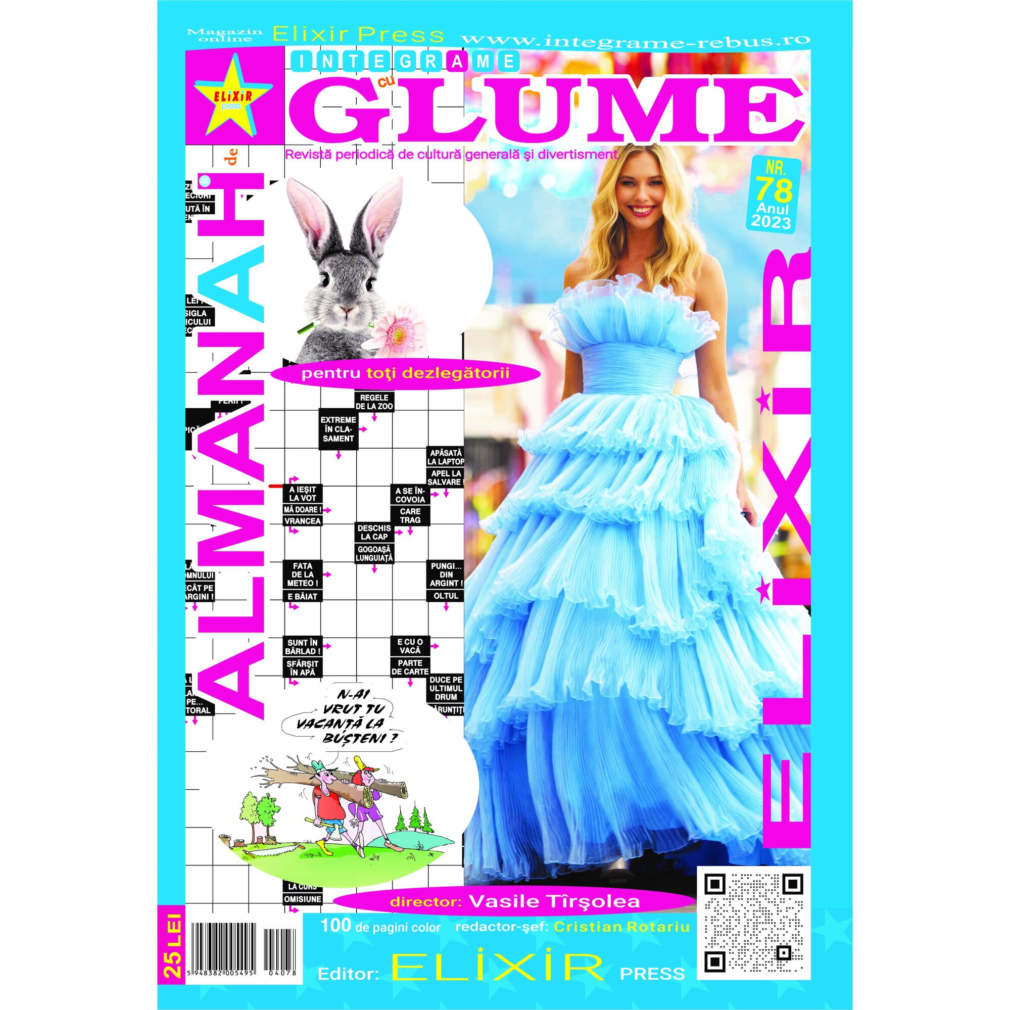 Almanah de integrame cu glume nr 78, 100 pagini - eMAG.ro
