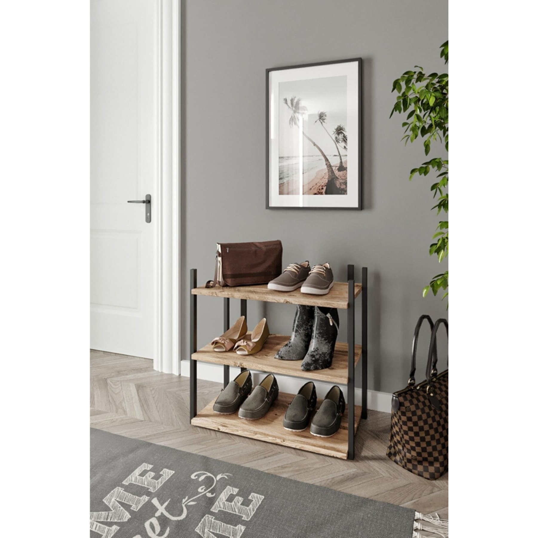 Pantofar, Vezuhome, Dulap de incaltaminte, Roma, 60x30x58 cm, Culoarea ...