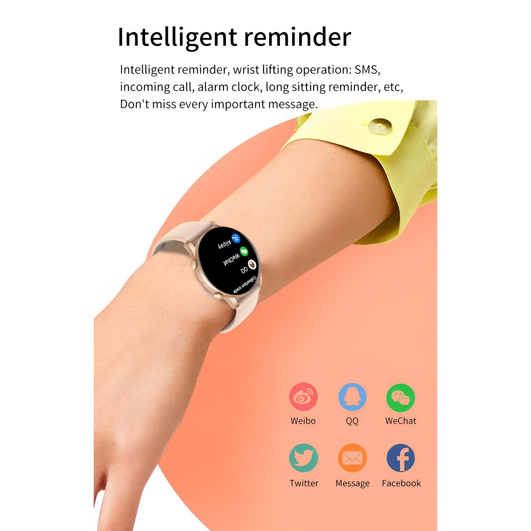 Smartwatch IdealStore, Moon Style Collection, AMOLED HD 1,43-инчов ...