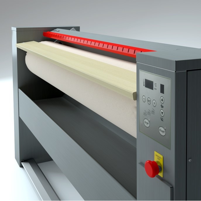 Statie de calcat profesionala, Aeolus, 120x25cm, Gri - eMAG.ro