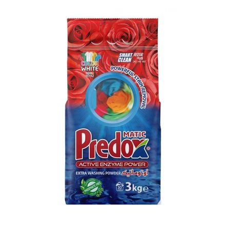 Detergent rufe automat Predox Power Active Enzyme, pentru haine albe si ...