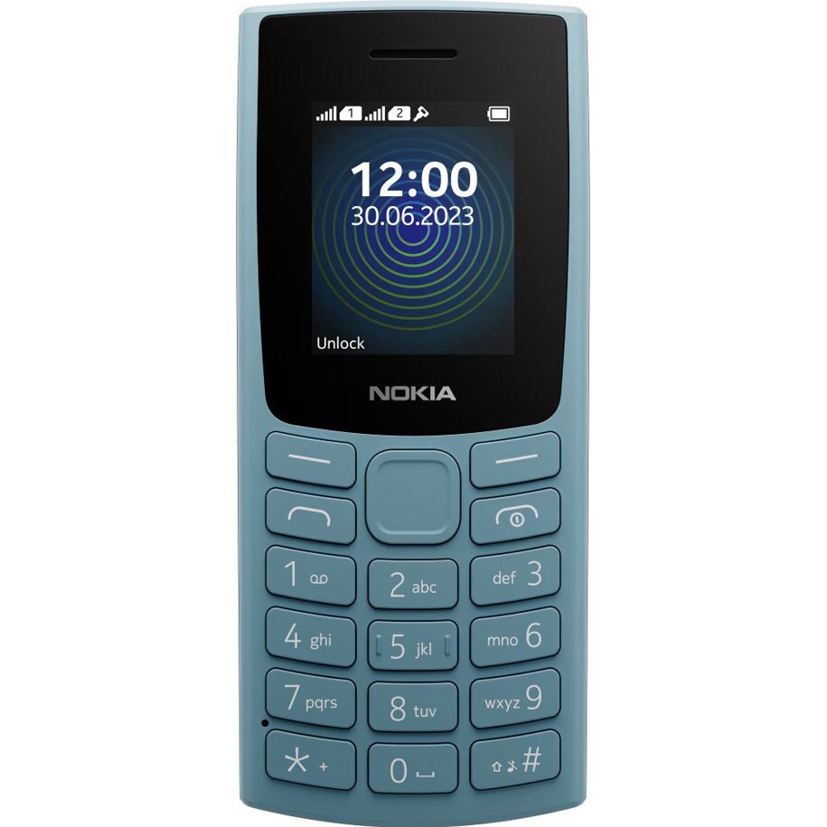 Telefon mobil Nokia 110 2023, Dual SIM, Cyan - eMAG.ro
