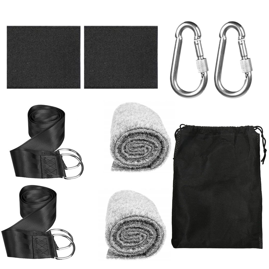 Set montare hamace si leagane, Zola®, 10 piese, lungimea liniilor: 150 ...