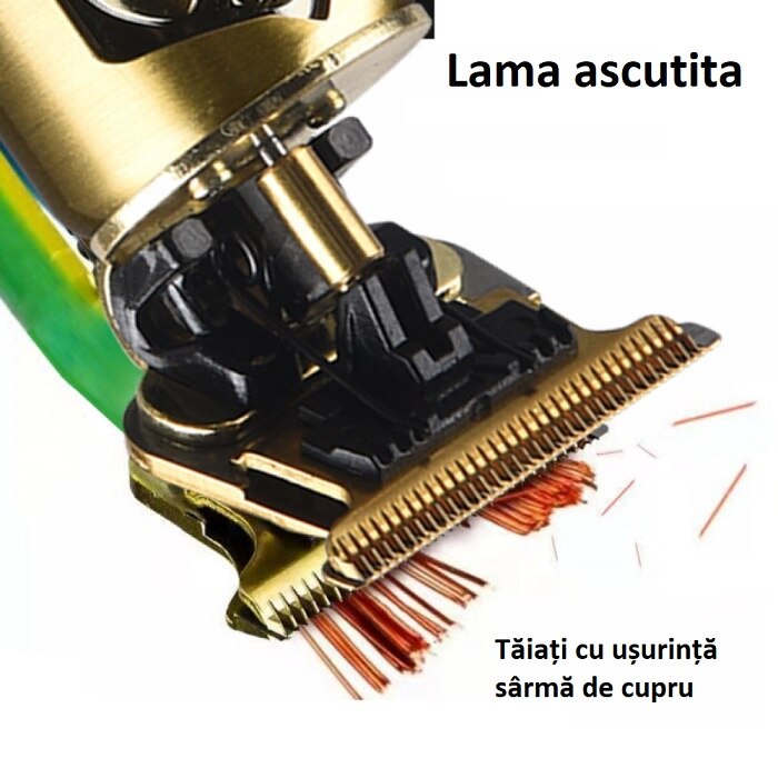 Masina Profesionala de Tuns Barba si Contur Welora®, Model Barber, Fara ...