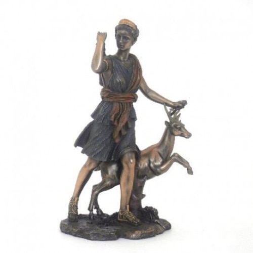 Statueta Zeita Diana, rasina si bronz - eMAG.ro