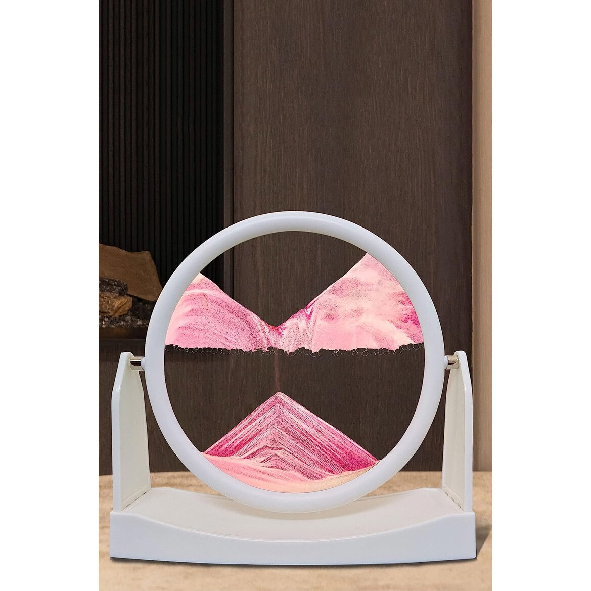 Obiect decorativ pentru birou ShowSand, tip tablou cu nisip miscator ...