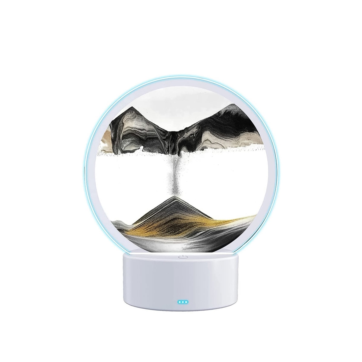 Obiect decorativ pentru birou LightSand Show, tip tablou cu nisip ...