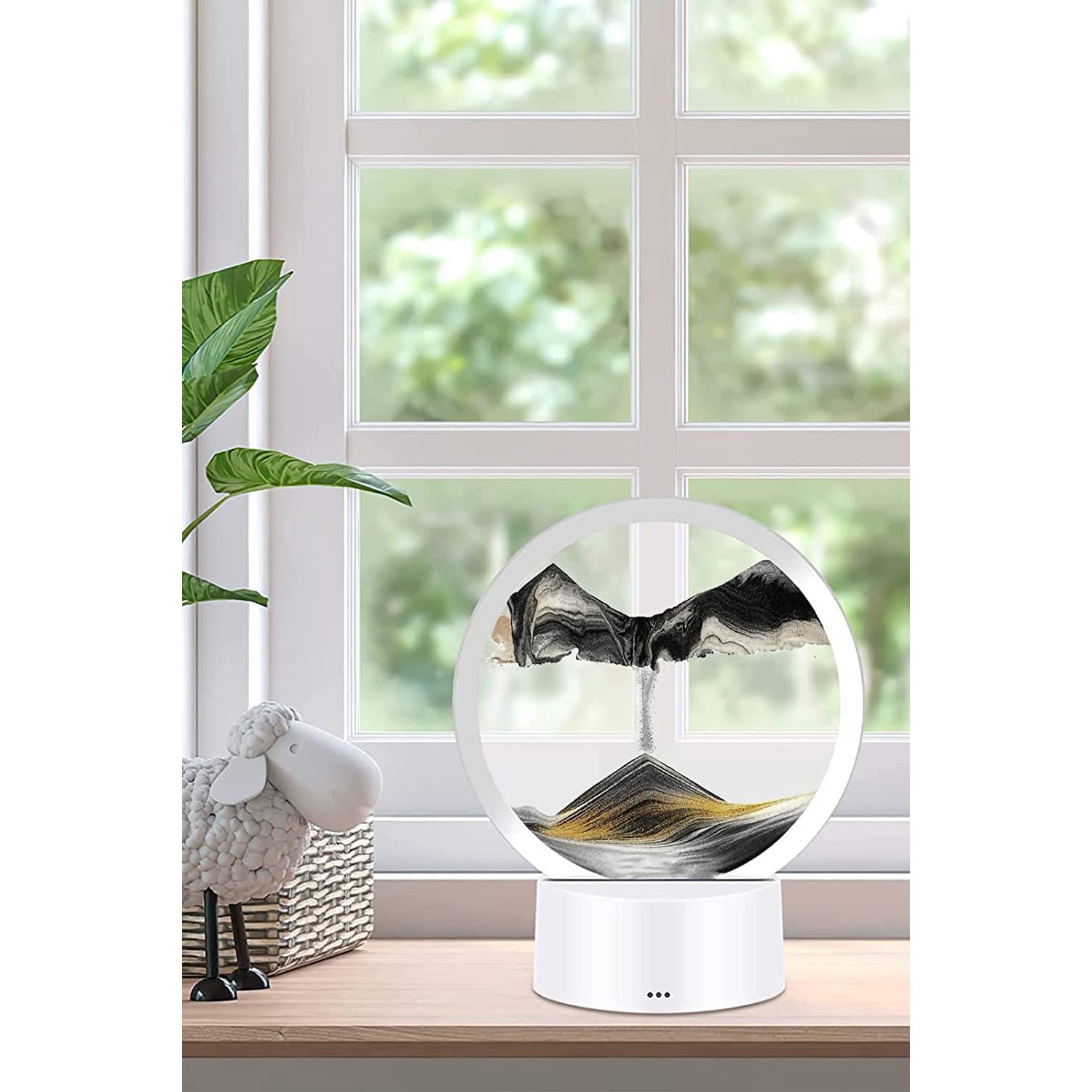 Obiect decorativ pentru birou LightSand Show, tip tablou cu nisip ...