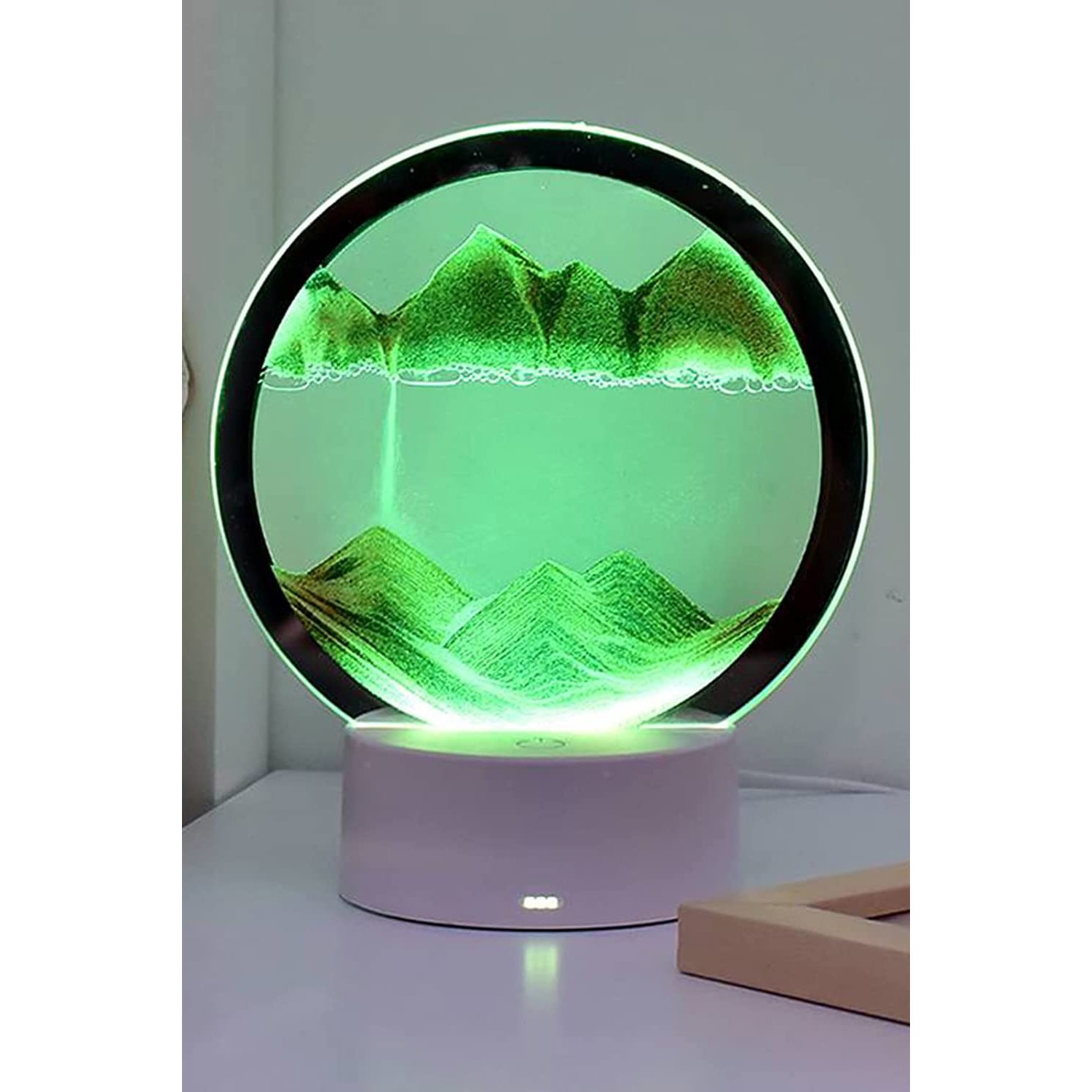 Obiect decorativ pentru birou LightSand Show, tip tablou cu nisip ...