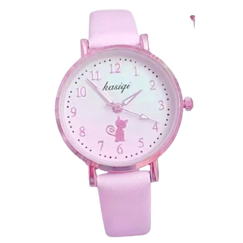 Ceas pentru copii, PU, Roz - eMAG.ro