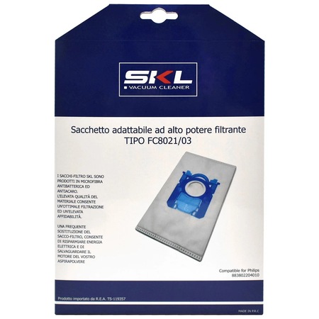 Set 5 saci + microfiltru aspirator Philips FC8021/03 - eMAG.ro