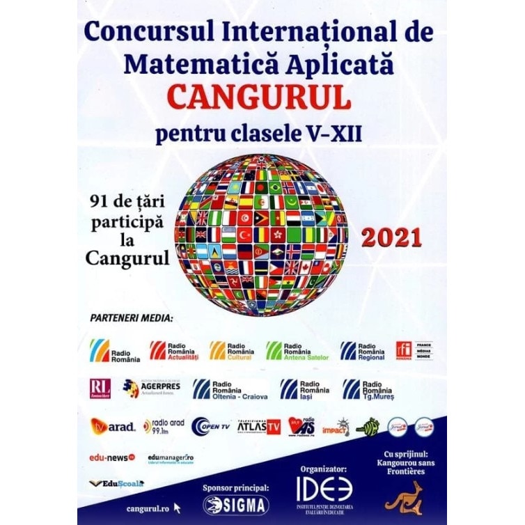 Cangurul matematica aplicata clasele V-XII 2021 - eMAG.ro