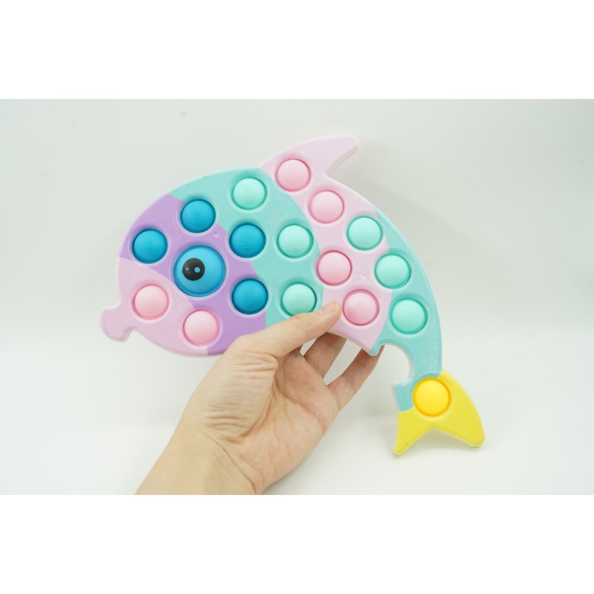 Jucarie senzoriala antistres, Simple Dimple, Delfin, Macarons, Flippy ...
