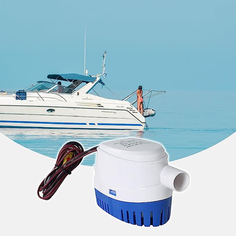 Pompa de apa submersibila automata, Vaxiuja, 12V, 38W, 67L/min ...