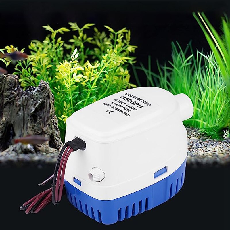 Pompa de apa submersibila automata, Vaxiuja, 12V, 38W, 67L/min ...