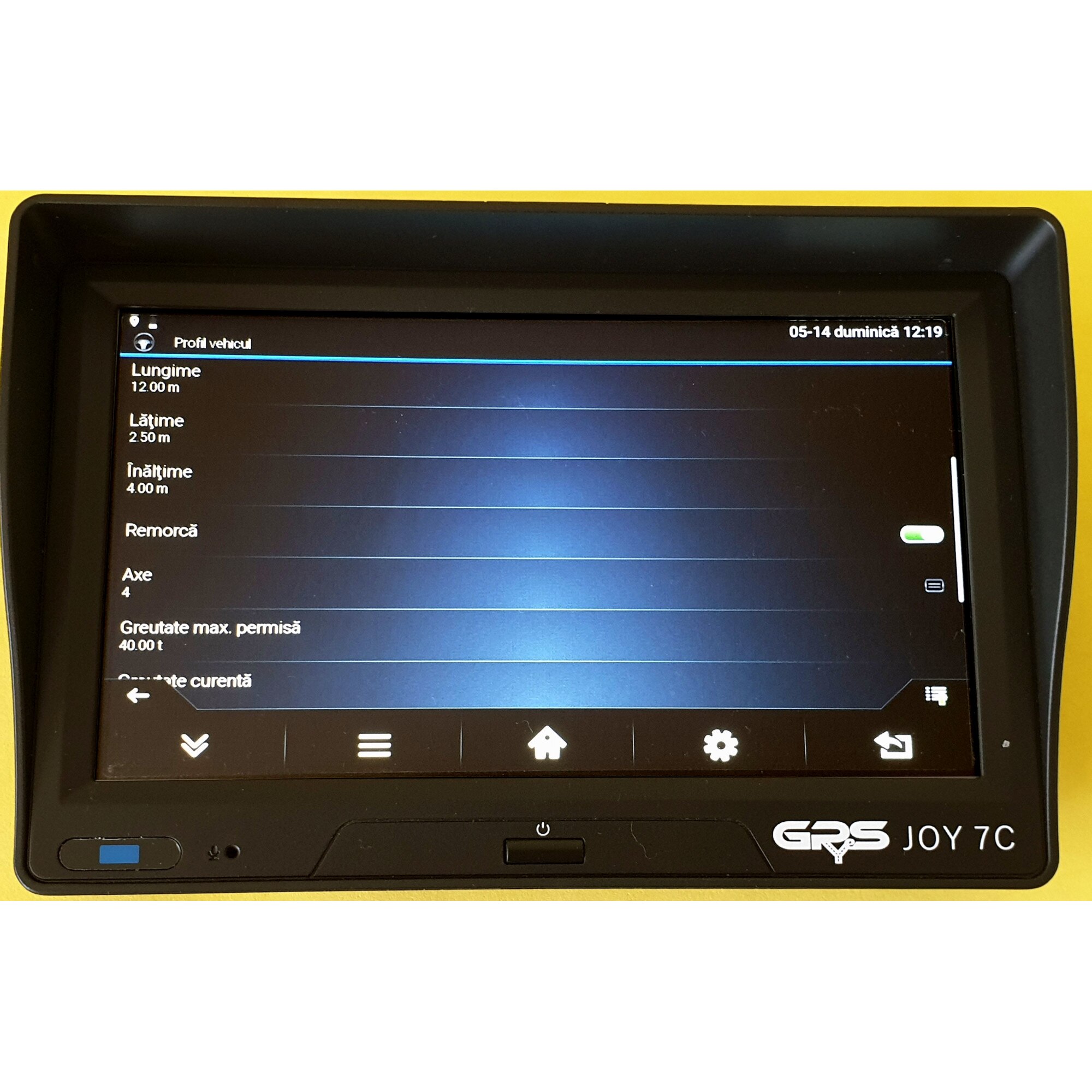 Sistem de navigatie GPS 7 inch, 48 Gb, GPyeS JOY 7C Model 2024, Cartela ...