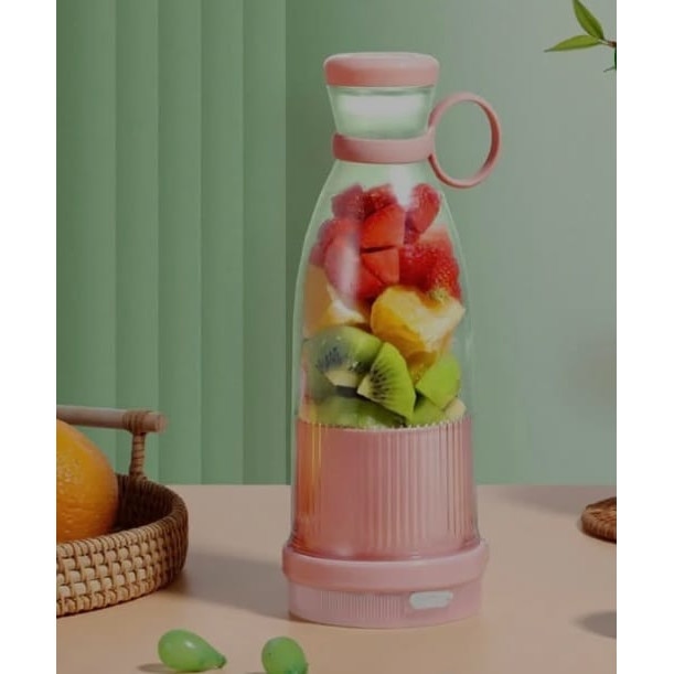 Blender Portabil De Fructe Proaspete Roz Usb Smoothie De Gheata - eMAG.ro