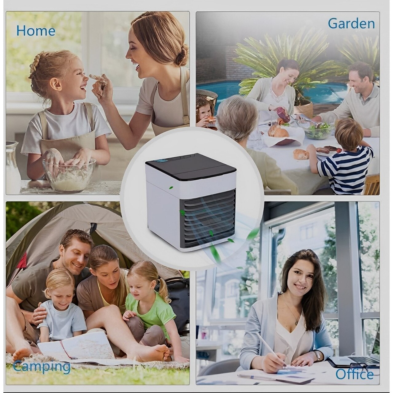 Ventilator, Racitor si Purificator de aer, Ultra, Alb/Gri - eMAG.ro