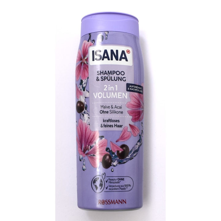 Sampon si balsam Isana, Volum 2 in 1, 300 ml - eMAG.ro