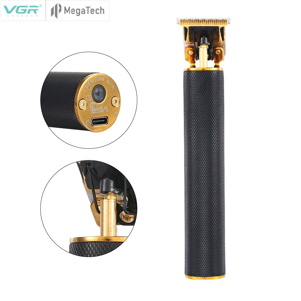 Masina de tuns si ras VGR V-179, lame inox, Operare 120 min, 3 Piepteni ajustare lungime - eMAG.ro