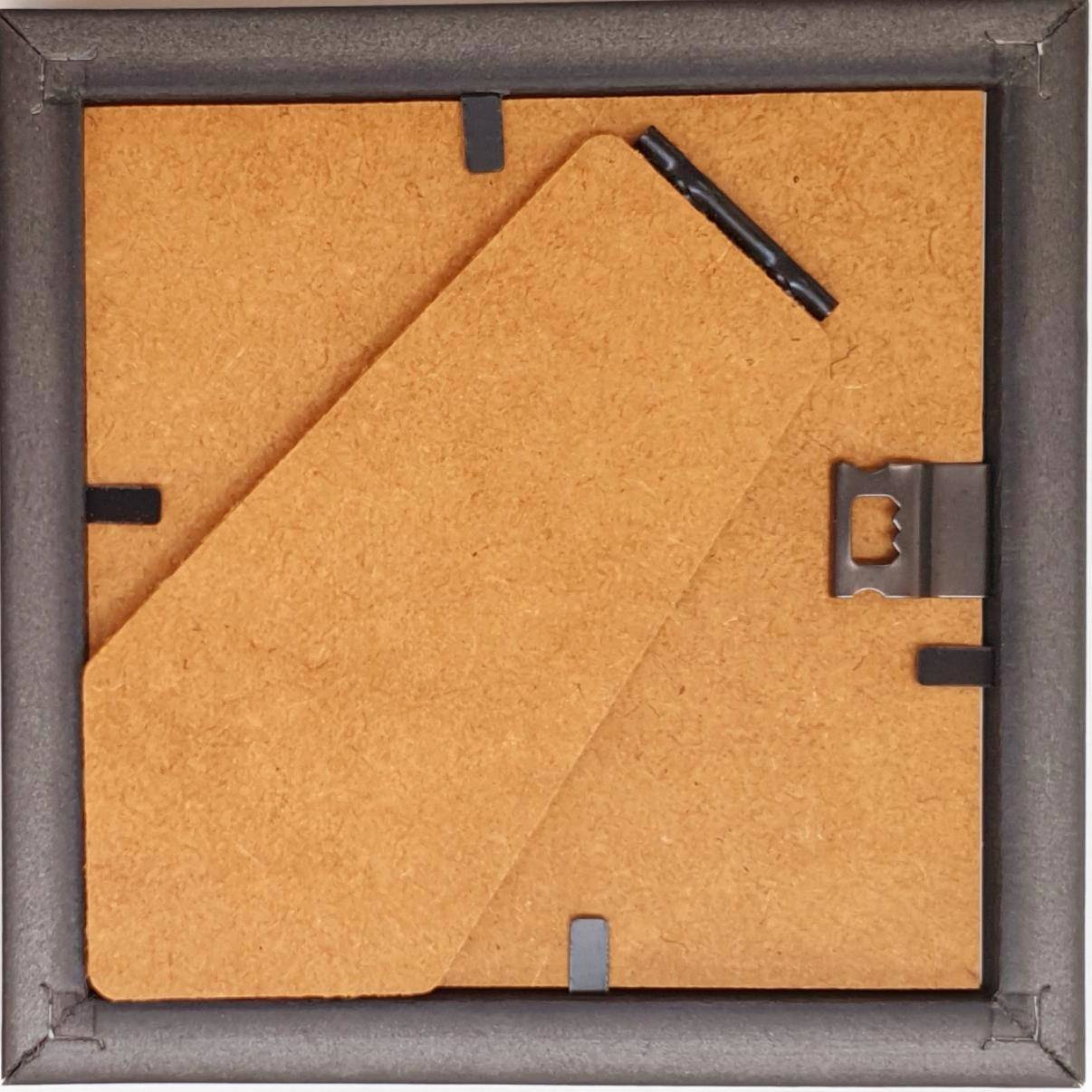 Rama foto patrata, Aura, Placa HDF/Plastic, 20x20cm, Bej - eMAG.ro