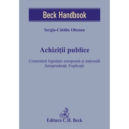 Achizitii Publice - Sergiu-catalin Olteanu - eMAG.ro