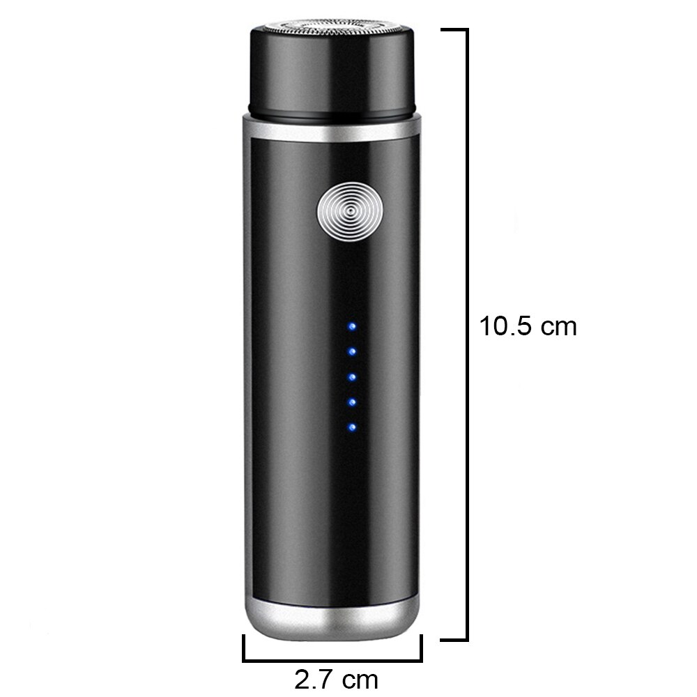 Mini aparat de ras, electric, wireless, rezistent la apa, portabil ...