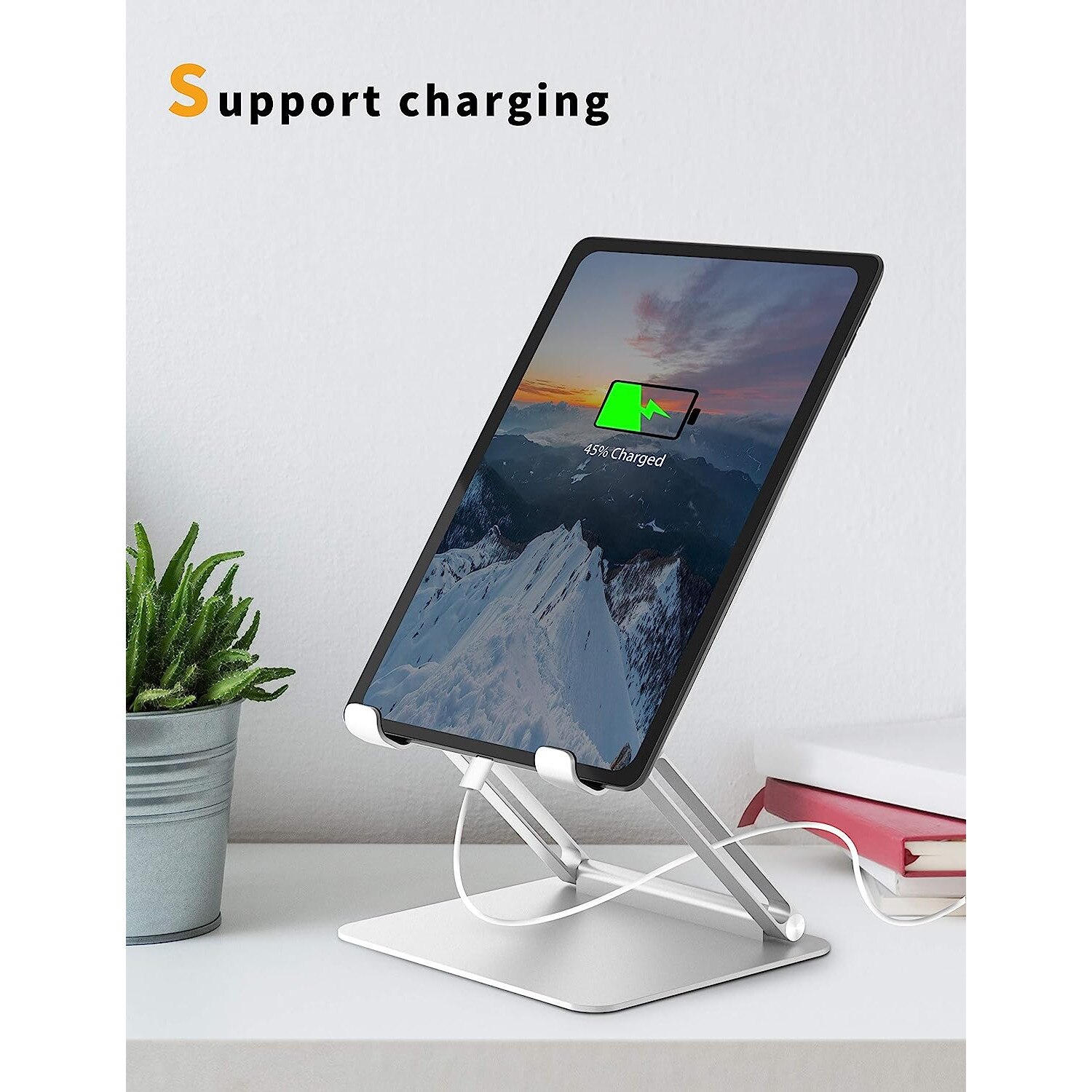 Suport pentru tableta reglabil cu mai multe unghiuri din aluminiu 7-13 ...