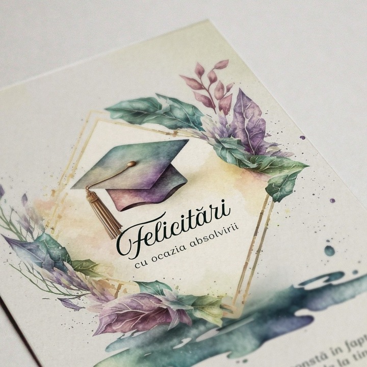 Felicitare Absolvire Graduation Frame Student, Zizula Cards, 105 X 150 ...