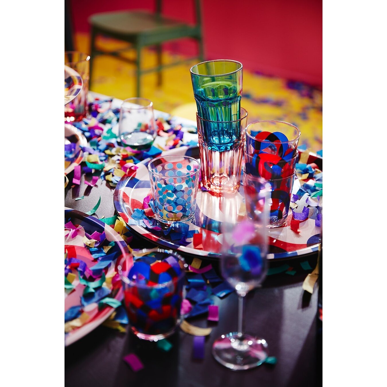 Tava multicolora pentru servire, 43 cm - eMAG.ro