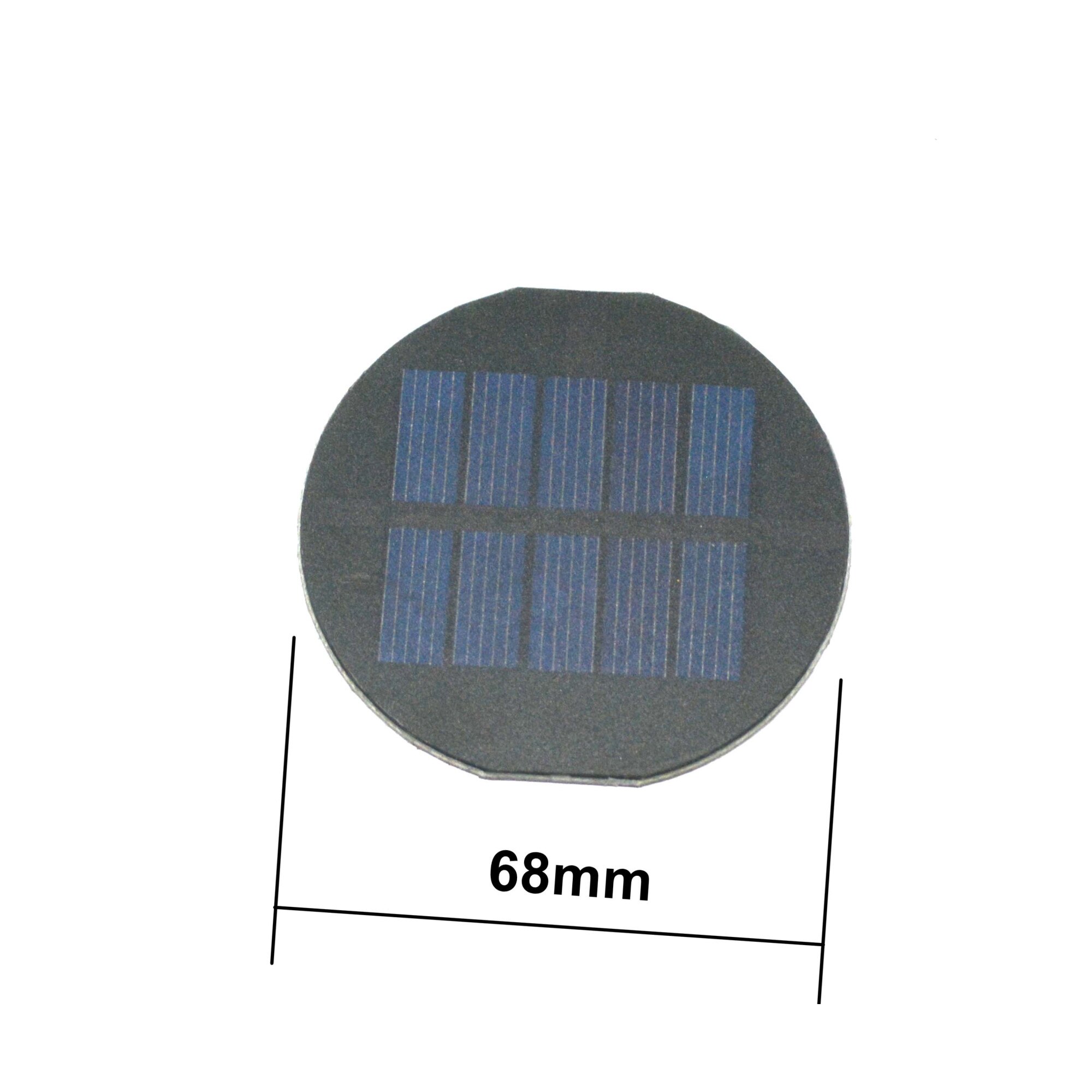 Modul fotovoltaic solar rotund 68mm 1.5v DIY - eMAG.ro