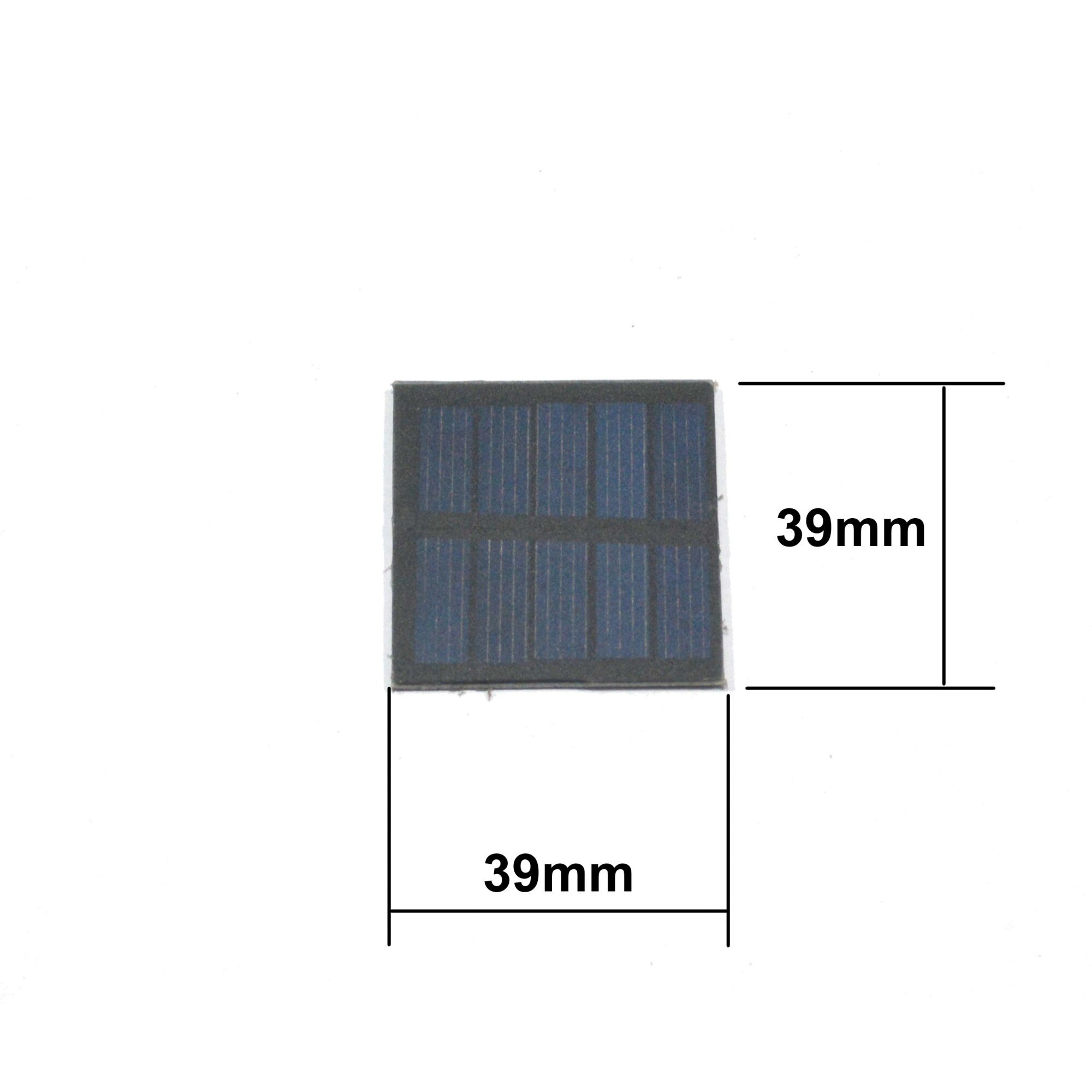 Modul fotovoltaic solar patrat 39x39 1.5v DIY - eMAG.ro