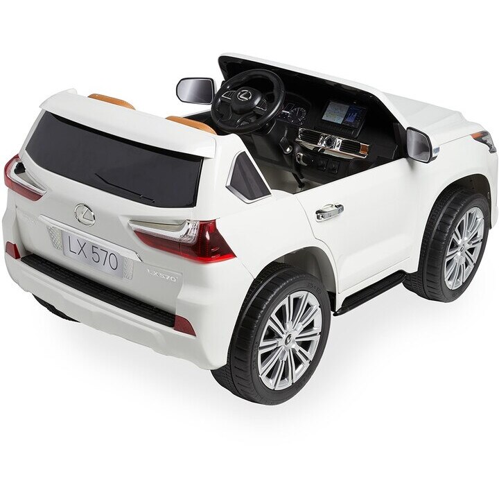 Masina electrica copii Manini Lexus 570, 2 Locuri, roti EVA, scaun ...