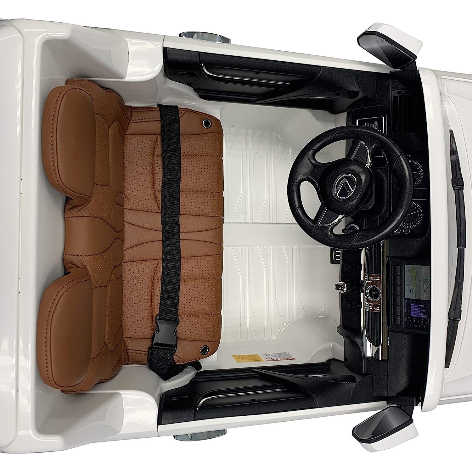 Masina electrica copii Manini Lexus 570, 2 Locuri, roti EVA, scaun ...