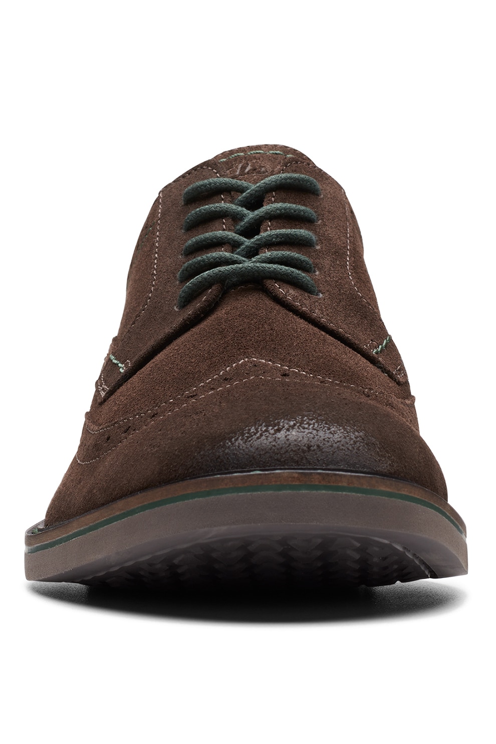 Clarks, Обувки Atticus Limit Derby, Тъмнокафяв, 7 - eMAG.bg