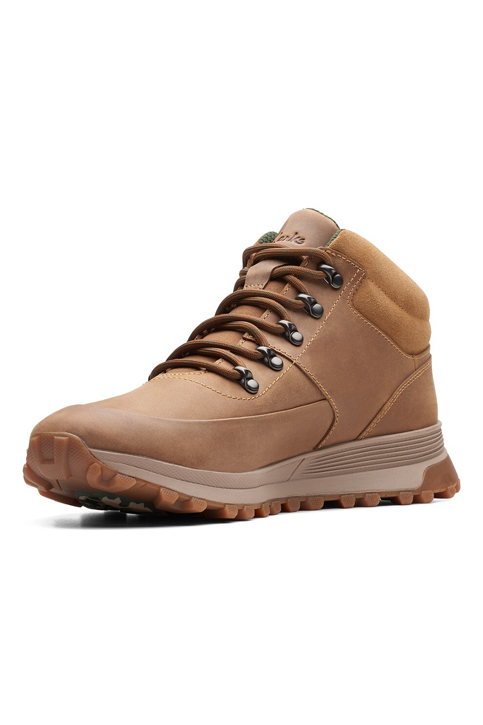 Clarks, ATL bőrcipő, Világosbarna, 9 - eMAG.hu