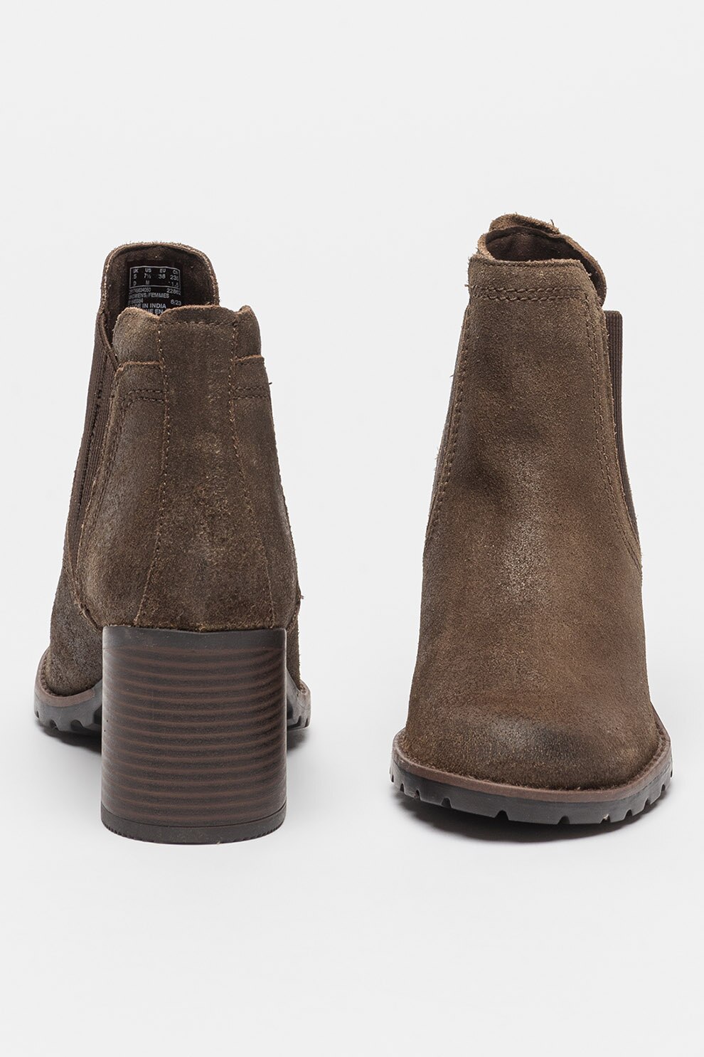 Clarks, Боти Leda тип Chelsea, Армия зелено, 6 - eMAG.bg