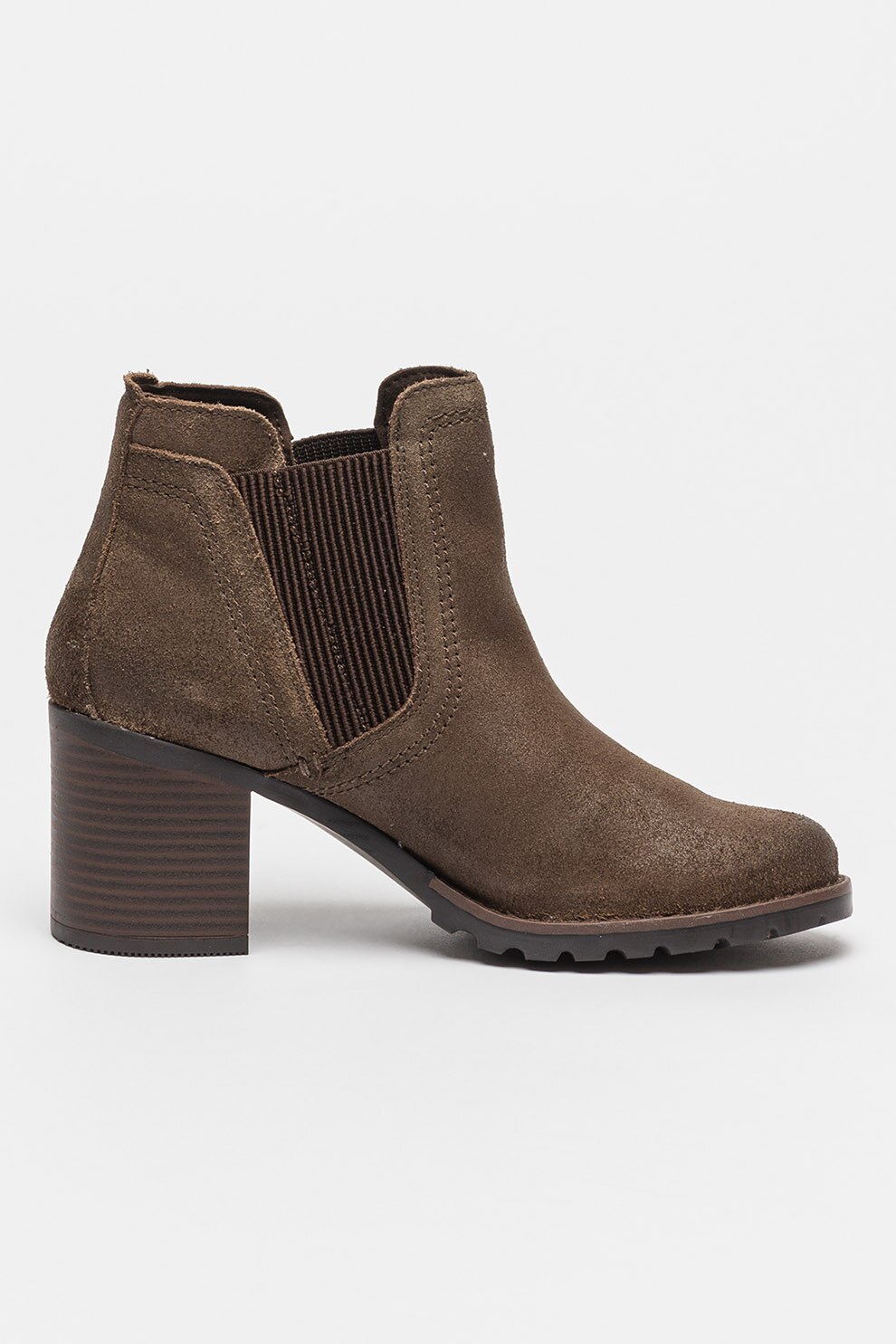 Clarks, Боти Leda тип Chelsea, Армия зелено, 6 - eMAG.bg