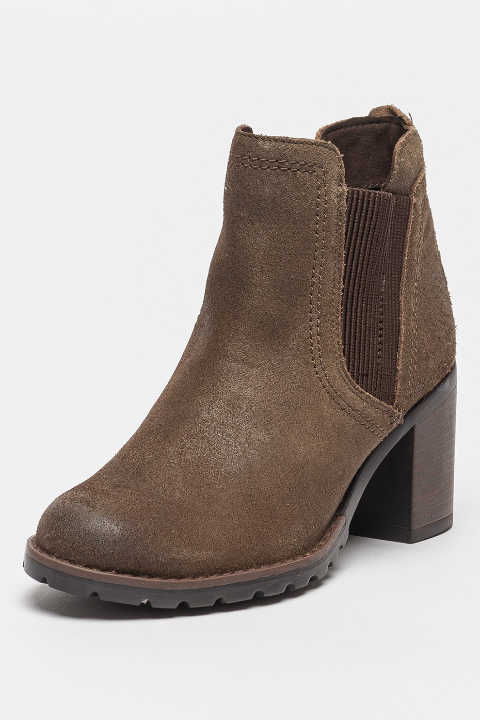 Clarks, Боти Leda тип Chelsea, Армия зелено, 6 - eMAG.bg