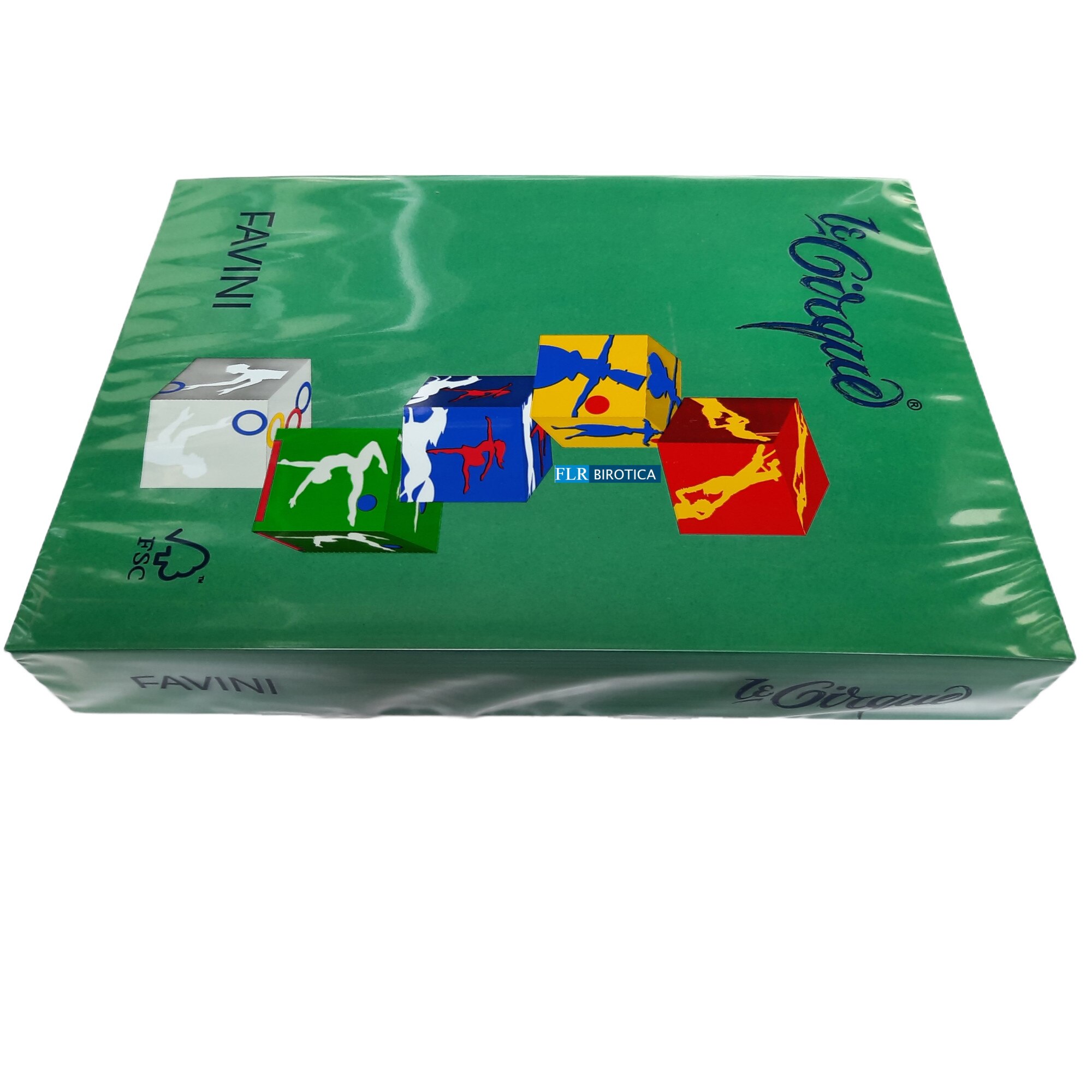 Carton verde padure colorat A4, FLR FAVINI, 160 gr/mp 250 coli/top ...