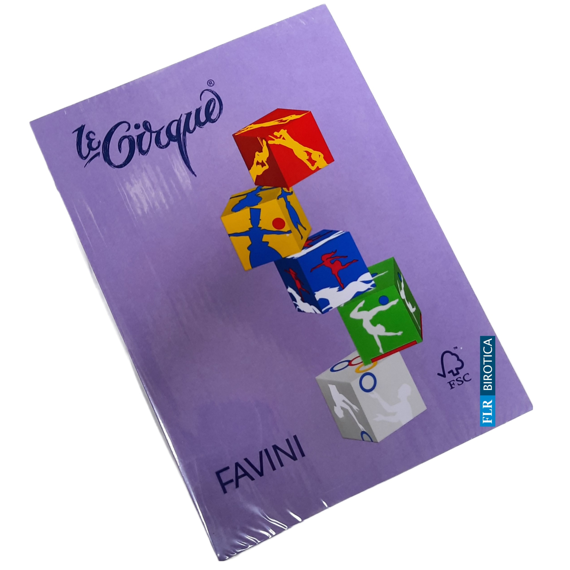 Carton mov colorat A4, FLR FAVINI, 160 gr/mp 250 coli/top, tip hartie ...