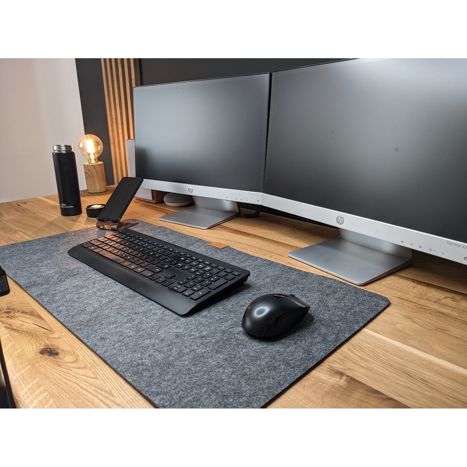 Gaudere egérpad, asztali szőnyeg, 80x40, szürke, egyszerűen szürke ...