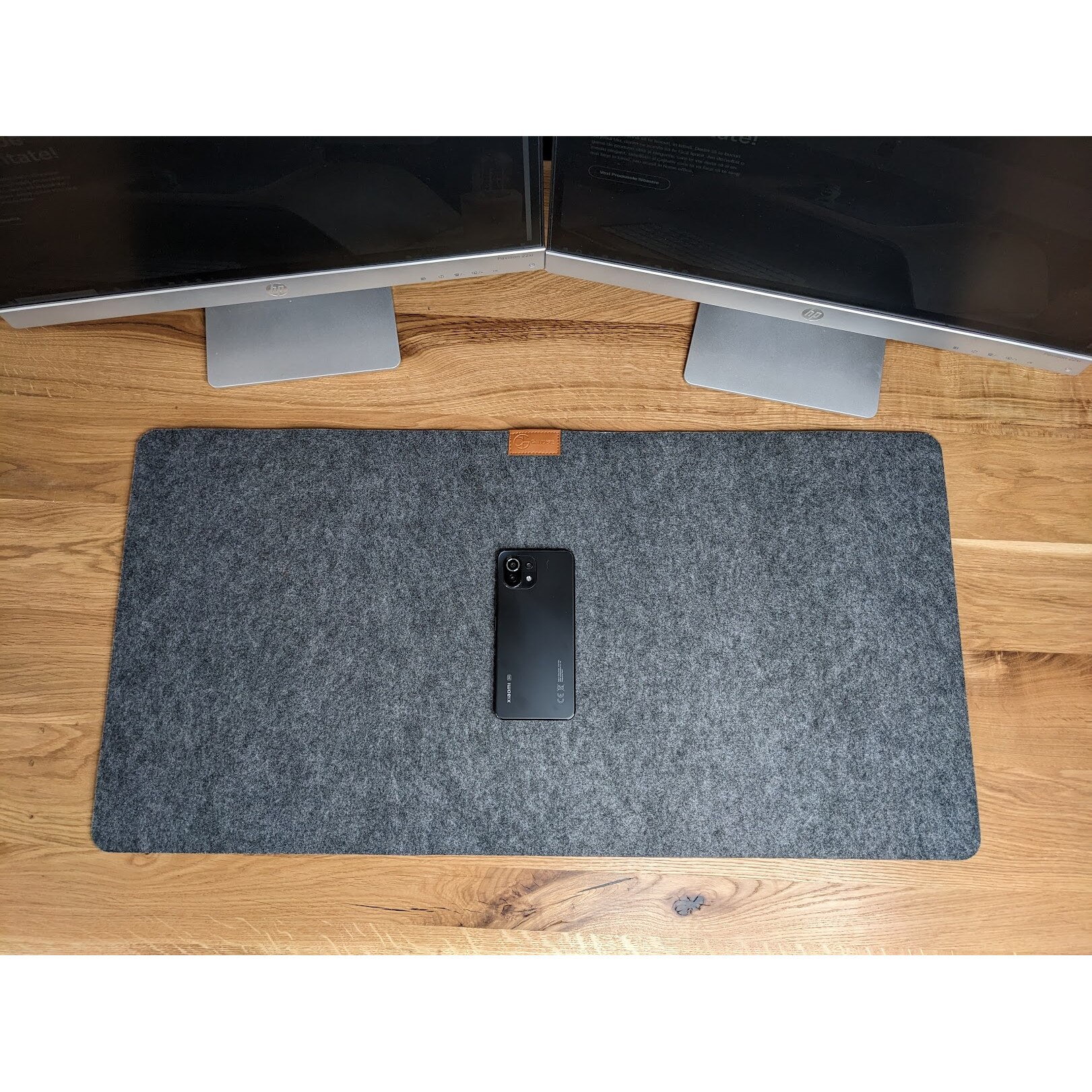 Gaudere egérpad, asztali szőnyeg, 80x40, szürke, egyszerűen szürke ...