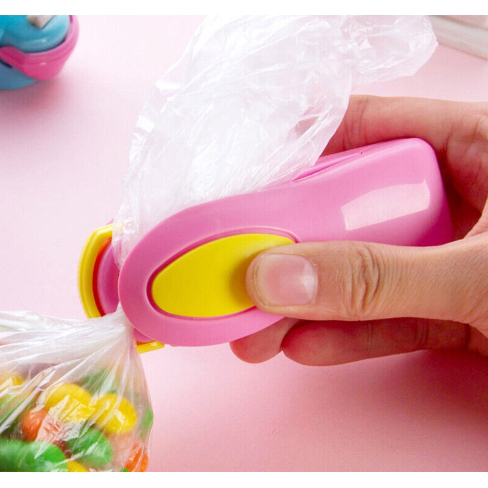 Aparat de sigilat pungi, Zola®, de buzunar, util in orice casa, roz ...