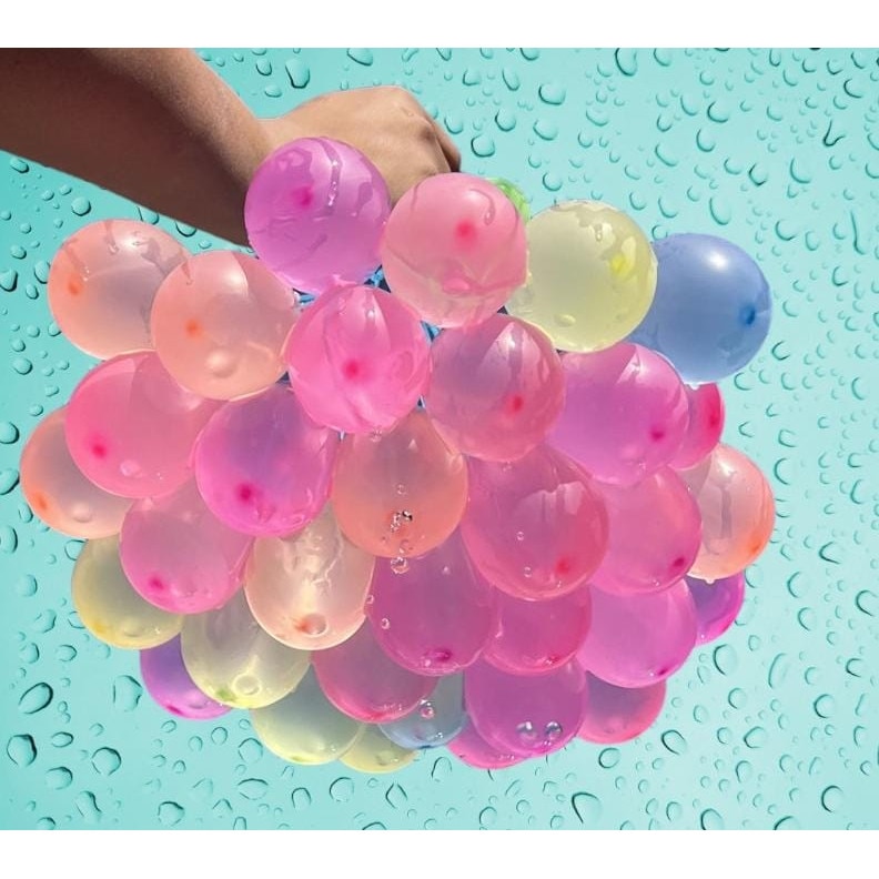 Set 296 baloane colorate de apa, cu sistem de umplere rapida, adaptor ...