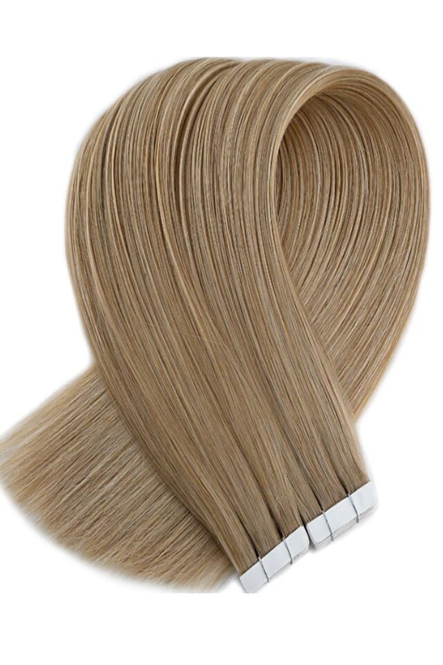 Extensii cu Banda, Saten Deschis, Tape on, 50 CM - eMAG.ro