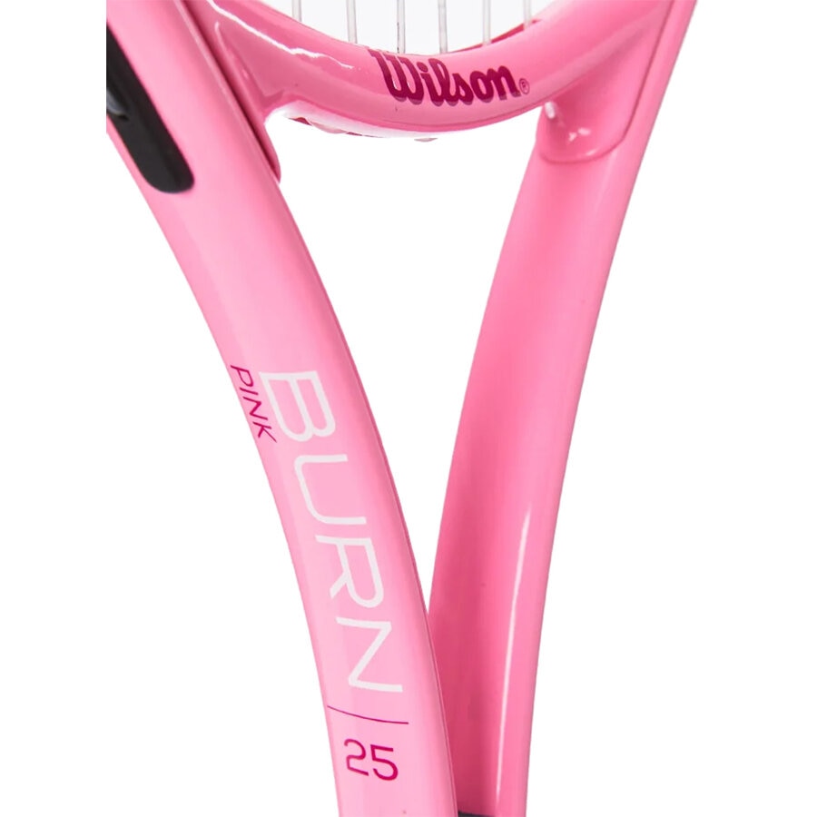 Детска тенис ракета Wilson Burn Pink 25, наплетена, с калъф, 25 инча ...